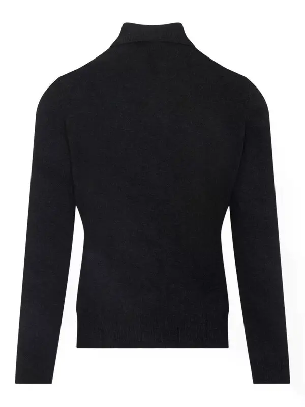 Brunello Cucinelli Long-sleeve Polo Shirt - Grey