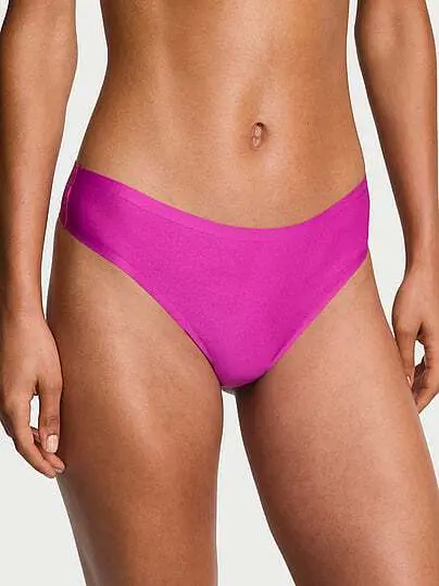 Victoria's Secret Body Victoria Flex Mid-rise Thong Panty - Pink