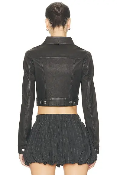 Alexander Wang Shrunken Trucker Jacket