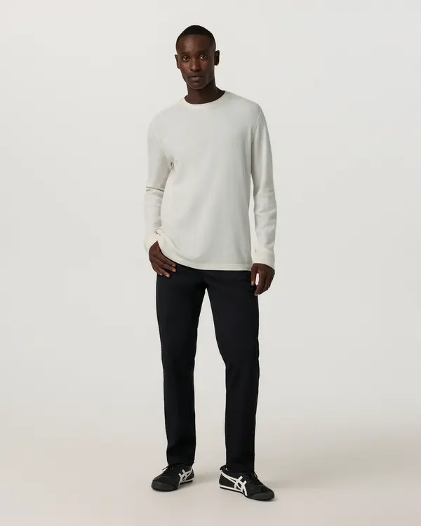 Vuori Meta™ Twill Athletic Slim Pants - Black