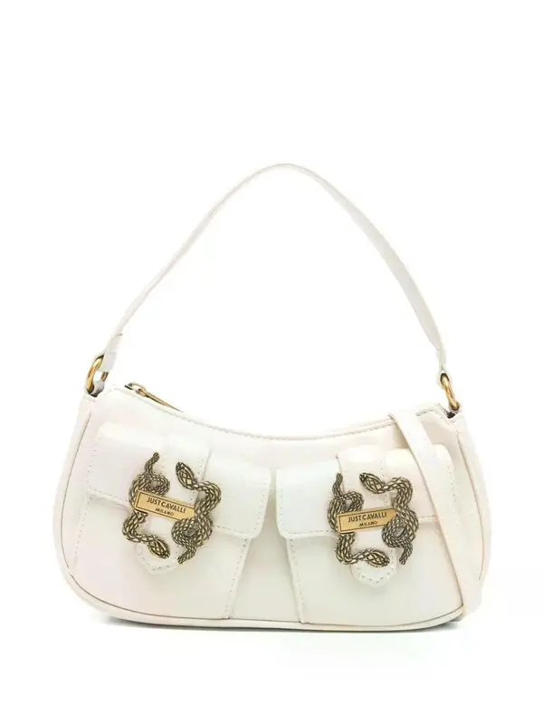 Just Cavalli Snake-buckle Tote
