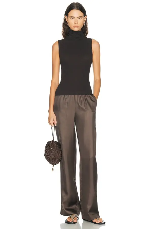 Enza Costa Cashmere Jersey Shell Top