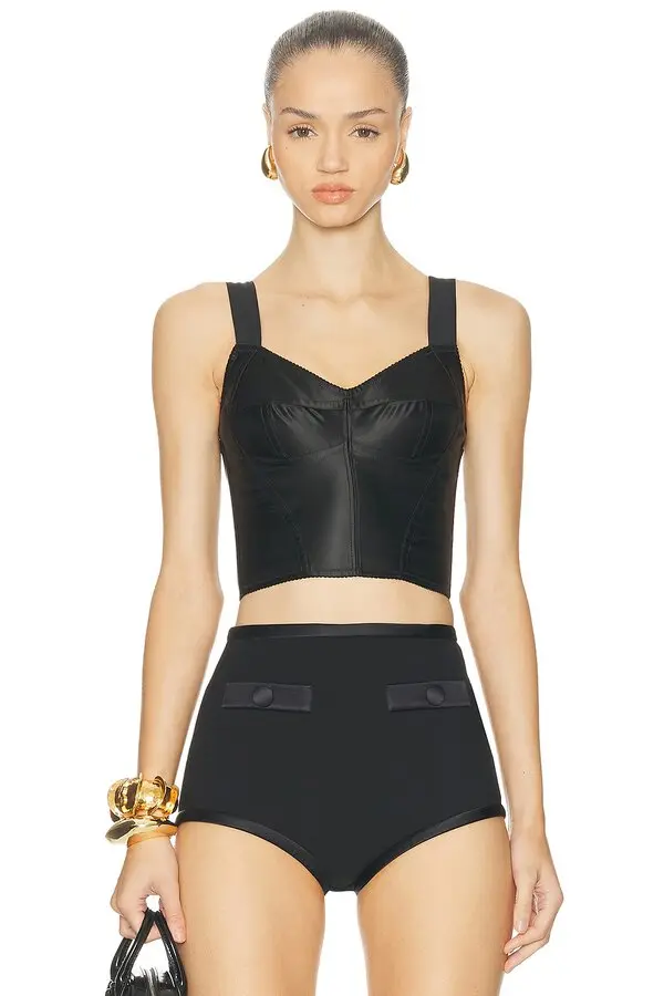 Dolce & Gabbana Bralette Top - Black