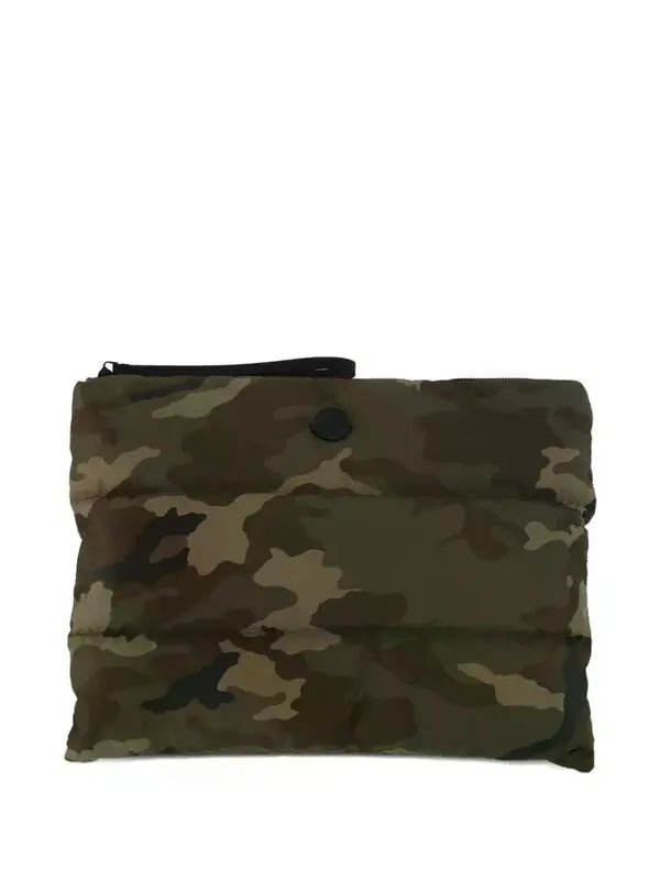 Moncler Camouflage Clutch - Green