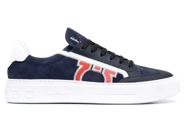 FERRAGAMO Borg 5 Low-top Sneakers - Blue