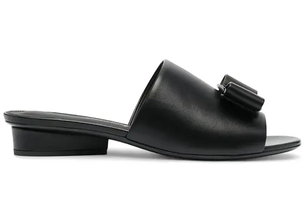 FERRAGAMO Double Bow Mule Sandals