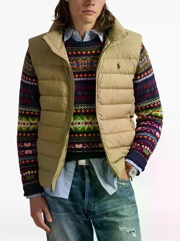 Polo Ralph Lauren Embroidered-logo Quilted Gilet