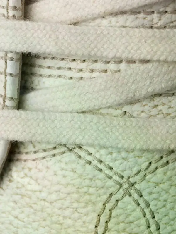 Prada Aged-effect Leather Sneakers - Neutrals