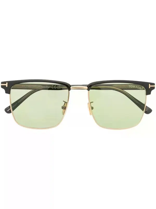 TOM FORD Square Frame Wayfarer Sunglasses