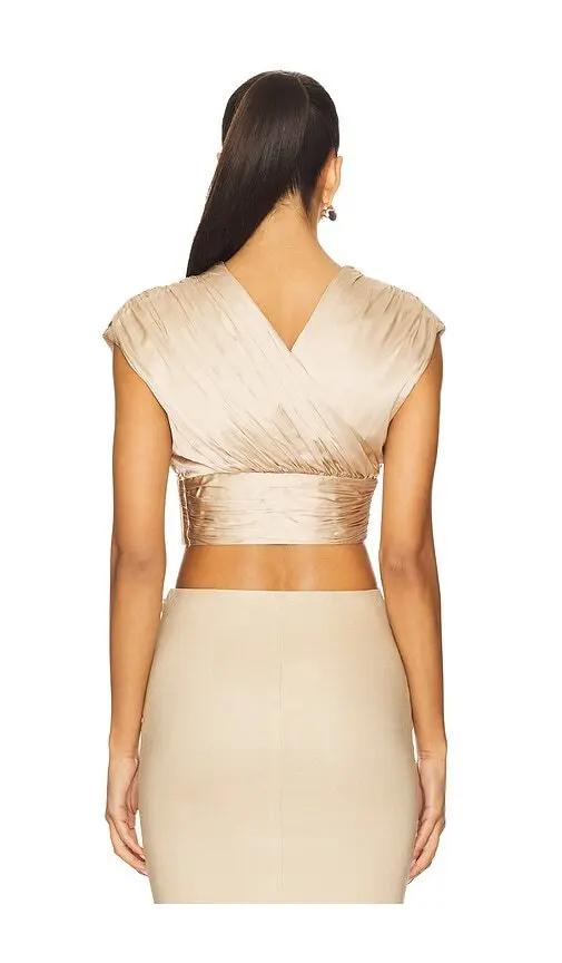 CAMILA COELHO Delanie Ruched Hem Top