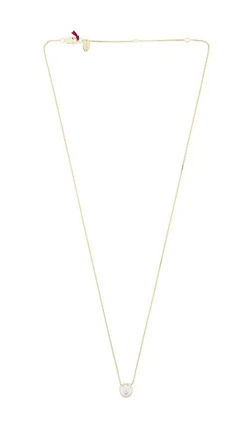Shashi Bezel Necklace - Gold