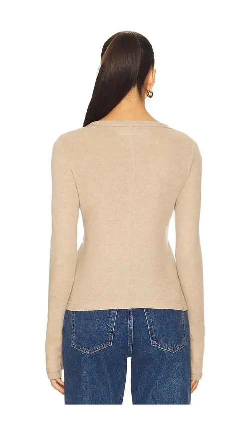 Enza Costa Long Sleeve Crew Top