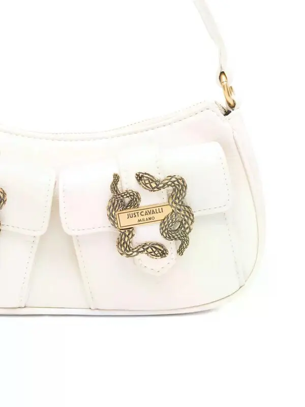 Just Cavalli Snake-buckle Tote