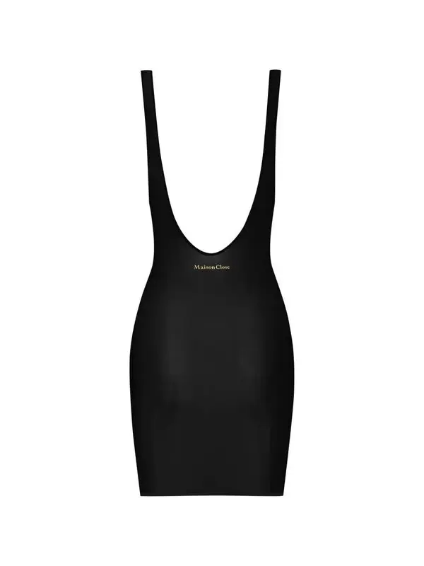 MAISON CLOSE Double Sens Mini Dress - Black