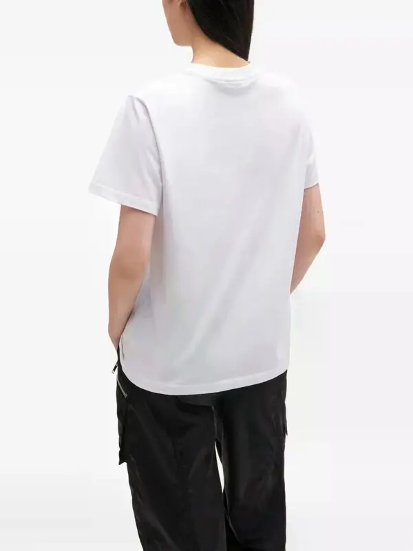 GANNI Kitty Cat-bow T-shirt