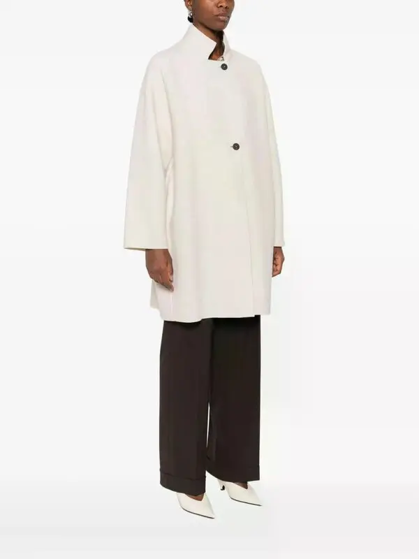 Harris Wharf London Button-fastening Virgin-wool Coat