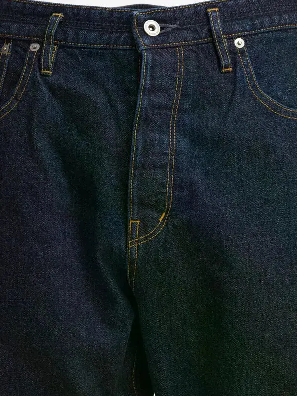 NONNATIVE Button-fly Straight Leg Jeans