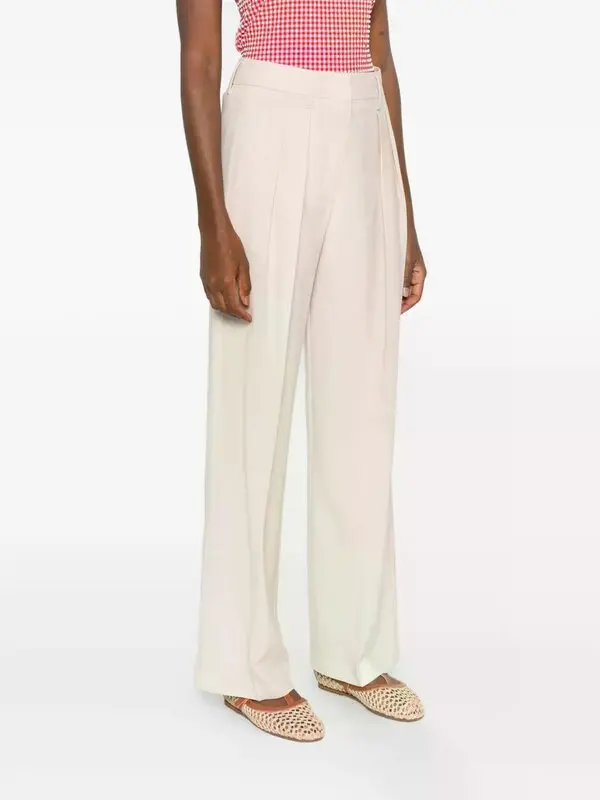 FORTE_FORTE Pleated Wide-leg Trousers