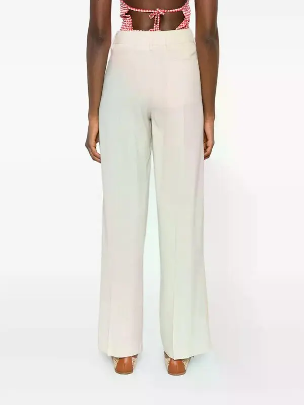 FORTE_FORTE Pleated Wide-leg Trousers