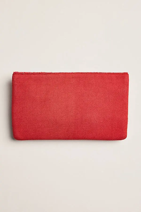 LISI LERCH Beaded Football Clutch - Red