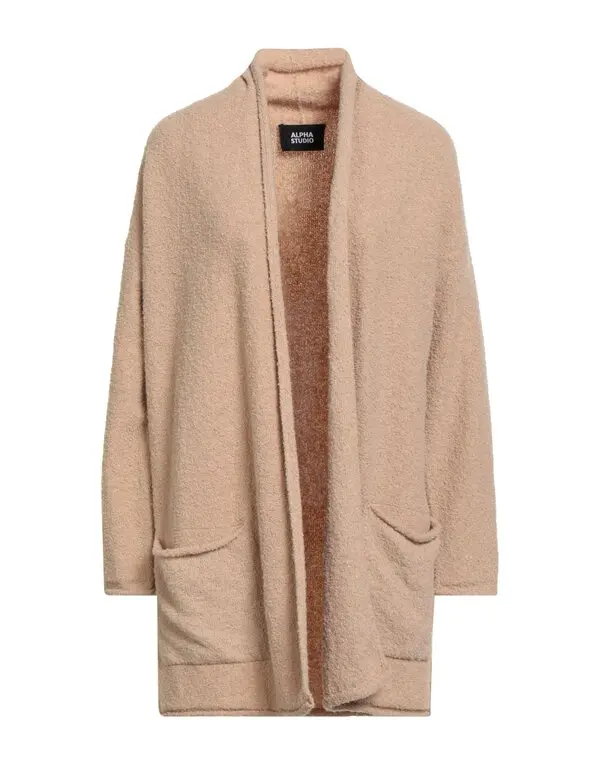 Alpha Studio Bouclé Knit Cardigan