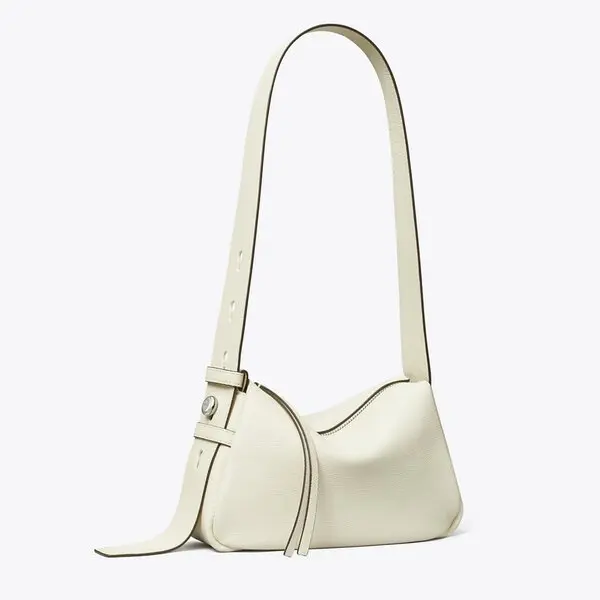 Tory Burch Small Romy Shoulder Bag - Light Cream