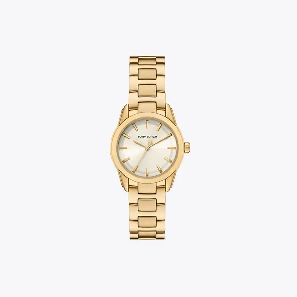 Tory Burch Small Miller Watch - Ivory/pale Gold