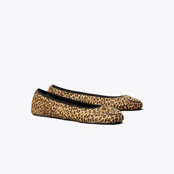 Tory Burch Reva Travel Ballet Flats - Leopard Multi/leopard Multi