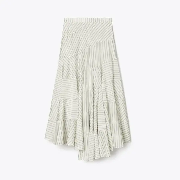 Tory Burch Asymmetrical Viscose Skirt