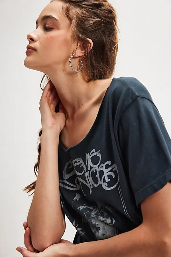 Daydreamer Stevie Bella Donna Off-the-shoulder Tee