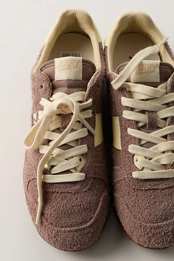AUTRY Windspin Low Suede Sneakers - Kenya/rutabaga