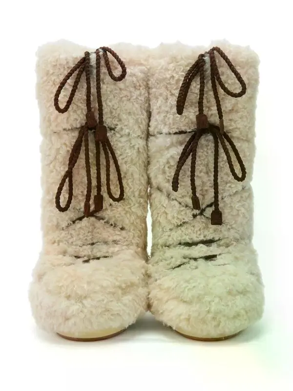 Moon Boot Icon Curly Extra Snow Boots - Neutrals