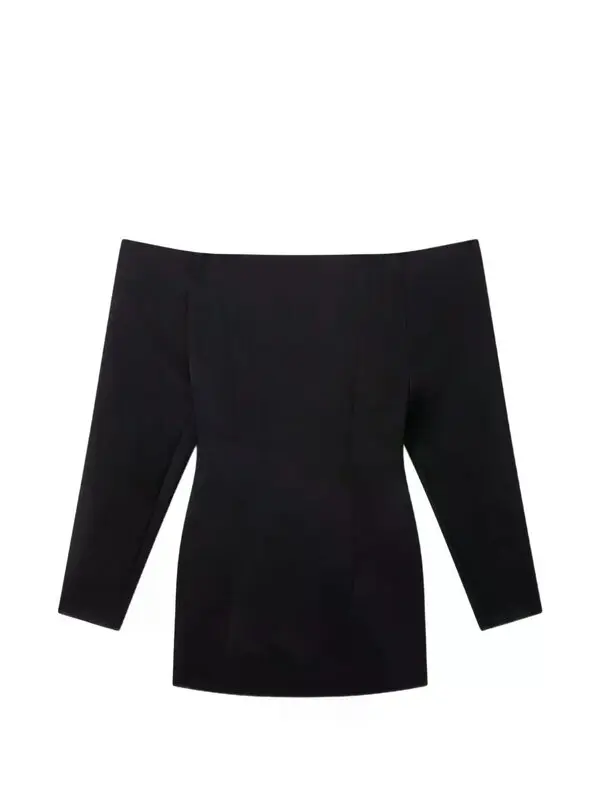 Stella McCartney Off-shoulder Mini Dress - Black
