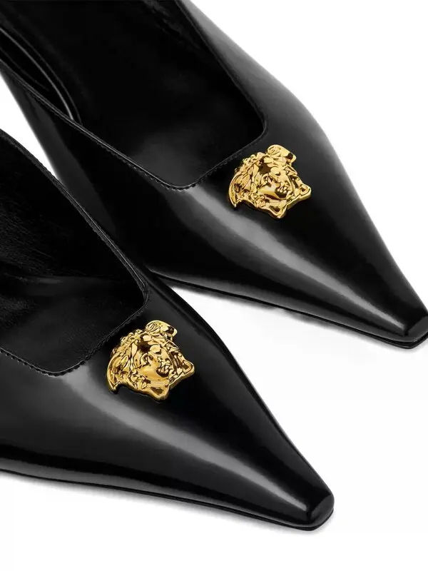 Versace Medusa-head Pointed-toe Mules