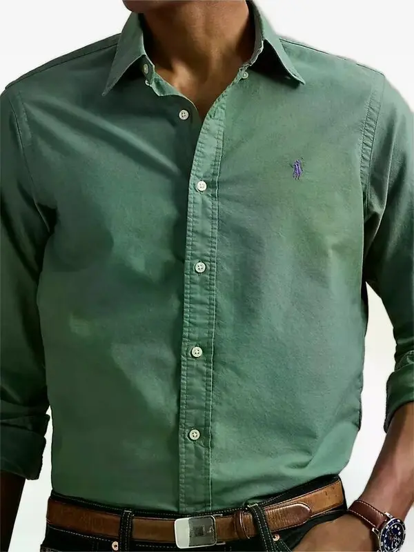 Polo Ralph Lauren Embroidered-logo Shirt - Green