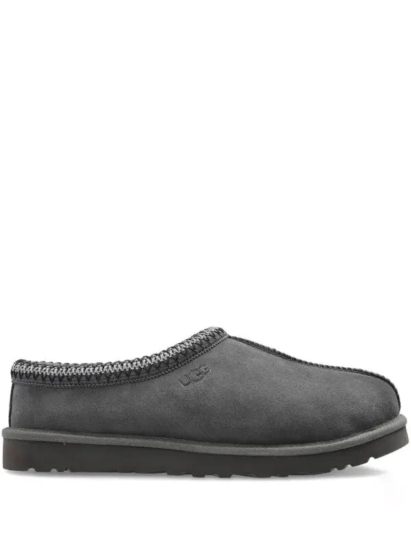 UGG Braided-trim Slipper Boots - Grey