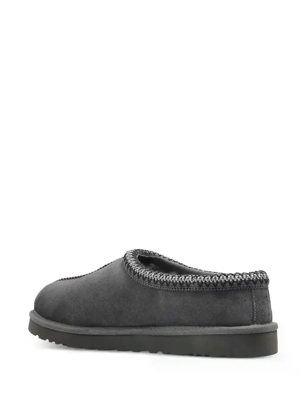 UGG Braided-trim Slipper Boots - Grey