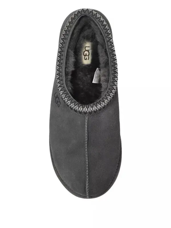 UGG Braided-trim Slipper Boots - Grey