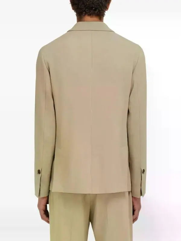 FERRAGAMO Four-button Single-breasted Blazer - Neutrals