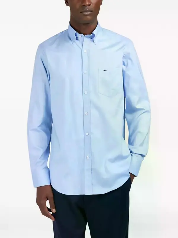 Paul & Shark Button-down Pocket Shirt - Blue
