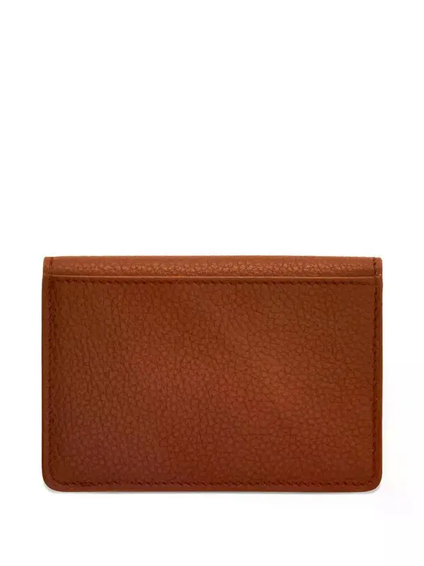 FERRAGAMO Gancini Calfskin Keyring Wallet - Brown