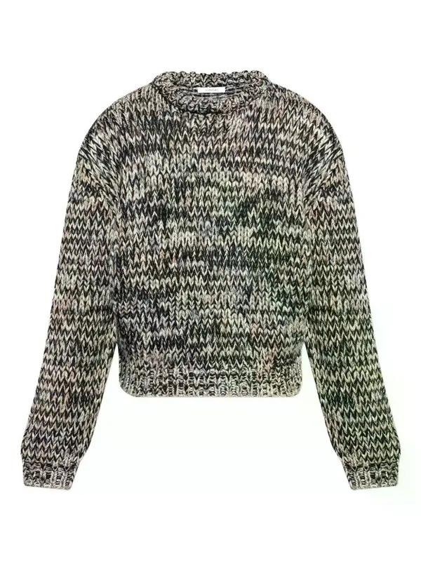 LEMAIRE Textured Wool Sweater - Grey
