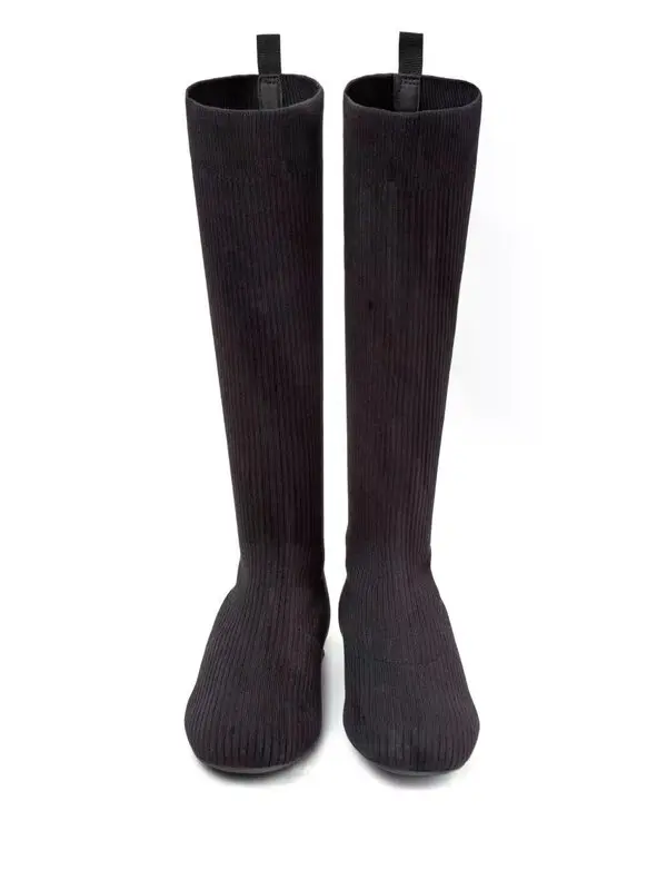 Camper Ribbed-knit Tall Boots