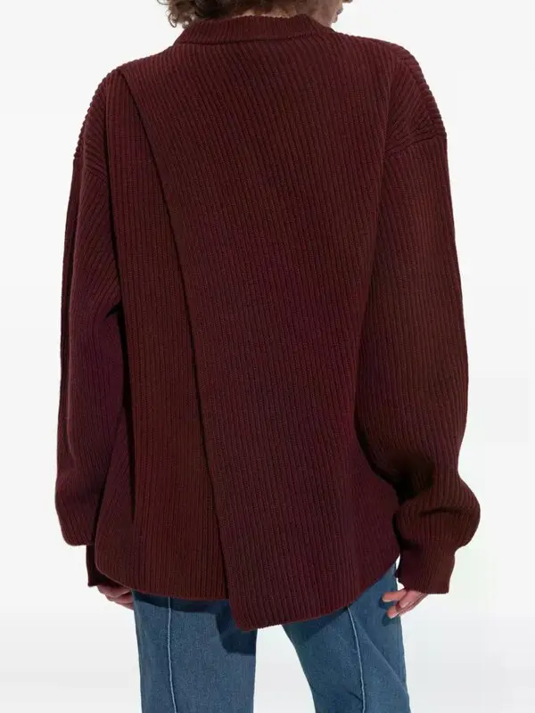 JIL SANDER Ribbed Wool Sweater