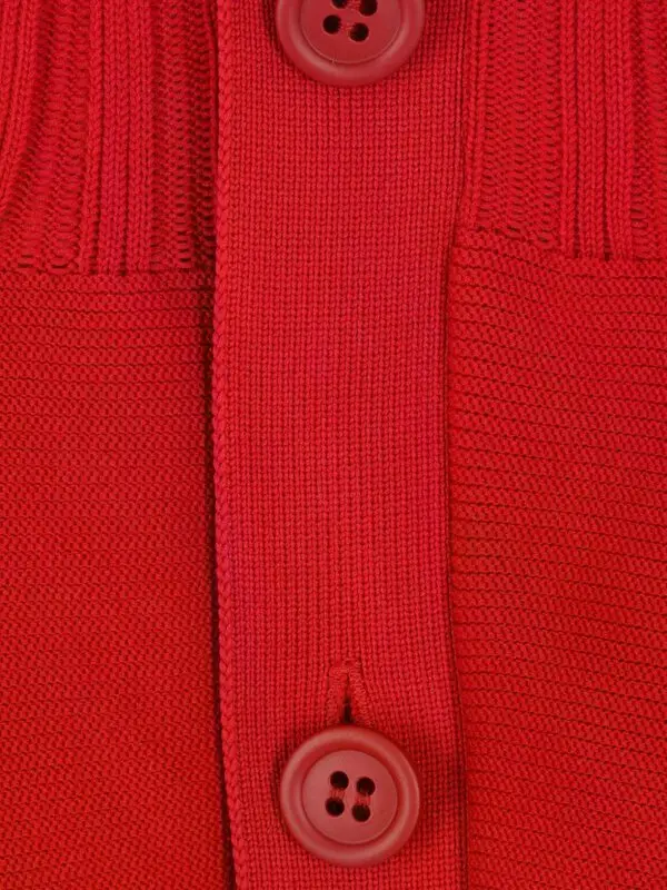 CFCL Ribbed Knit Peplum Cardigan