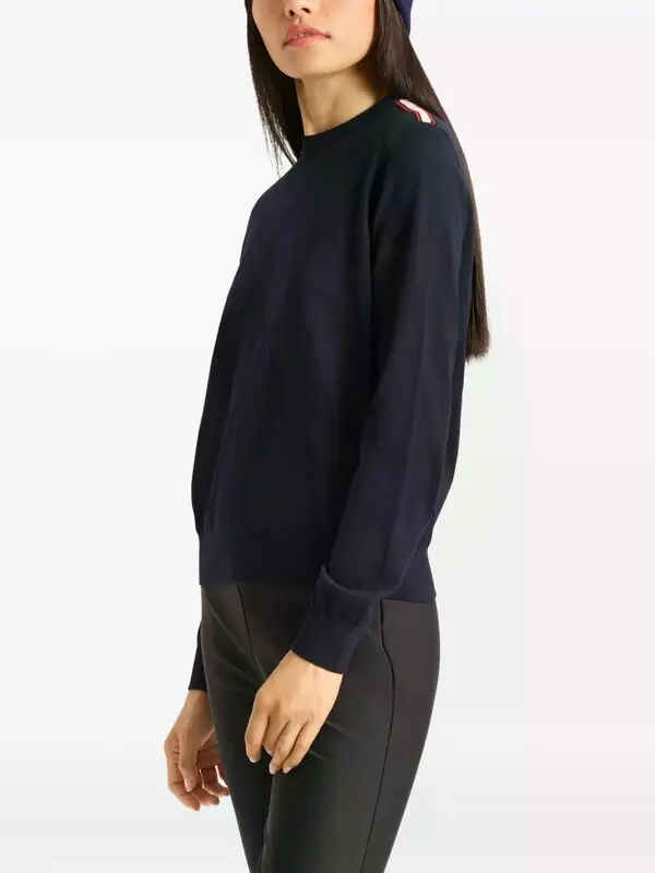 Fusalp Striped-detail Sweater - Blue