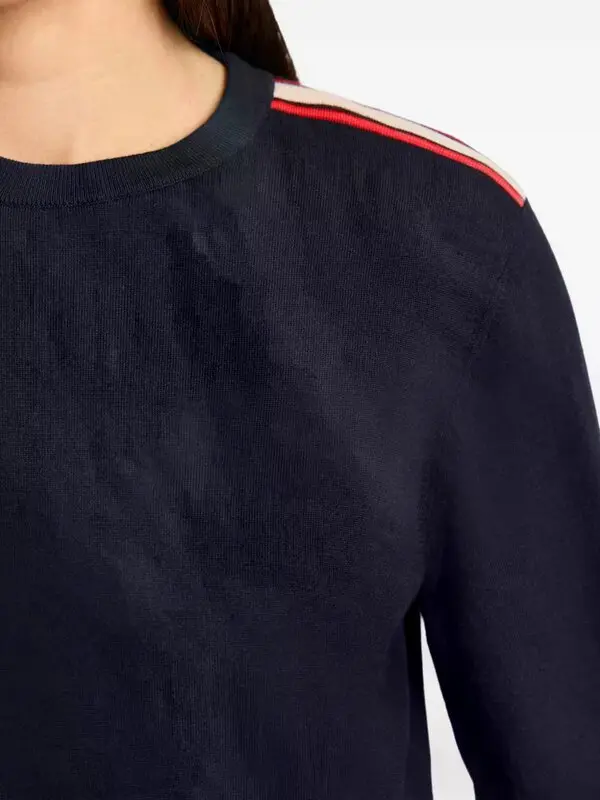 Fusalp Striped-detail Sweater - Blue