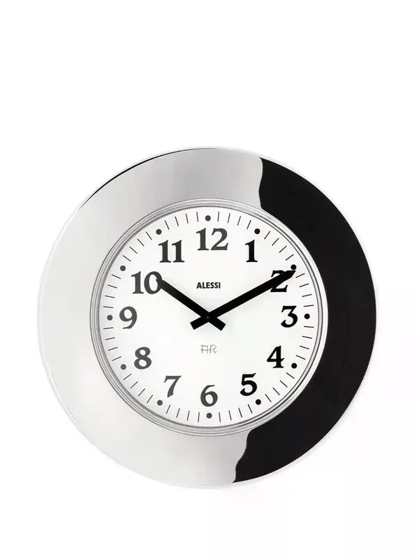 ALESSI Steel-frame Wall Clock - Grey