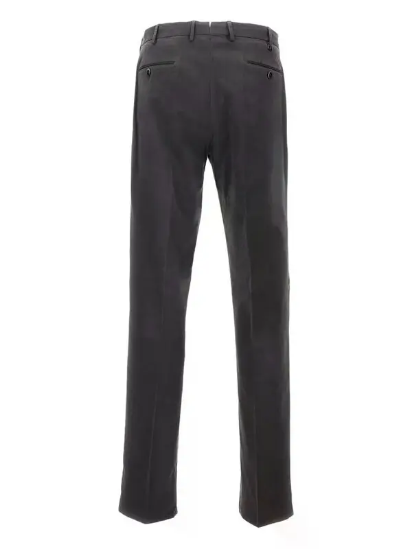 PT TORINO Front-closure Side-pocket Trousers - Grey