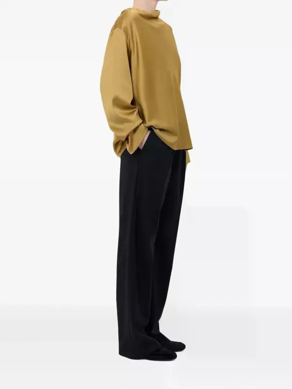 Loulou De Saison Draped Blouse - Yellow